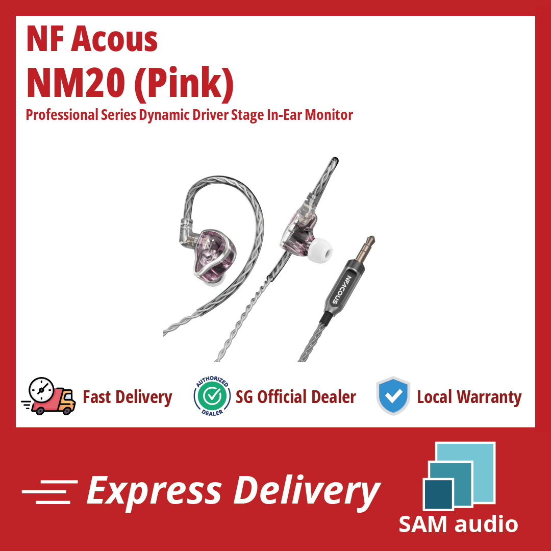 [🎶SG] NF ACOUS NM20 Professional Series Dynamic Driver Stage In-Ear Mo – SAM Audio SG