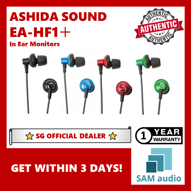 [🎶SG] ASHIDA SOUND ASHIDAVOX EA-HF1 In Ear Monitors IEMs – SAM Audio SG