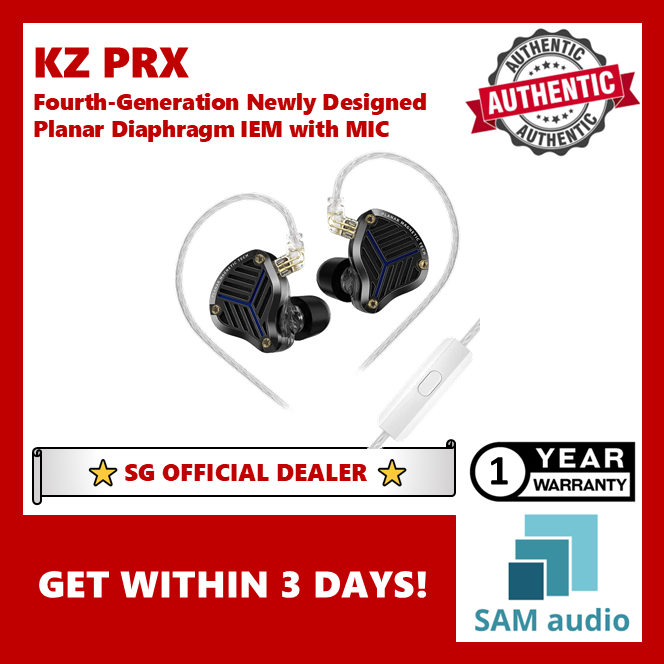[🎶SG] KZ PRX Fourth-generation Newly Designed Planar Diaphragm IEM wit – SAM Audio SG