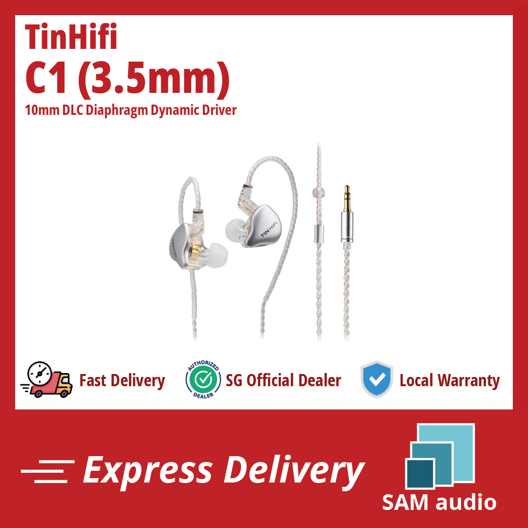 [🎶SG] TINHIFI C1 - 10mm DLC Diaphragm Driver In-Ear Monitors – SAM Audio SG
