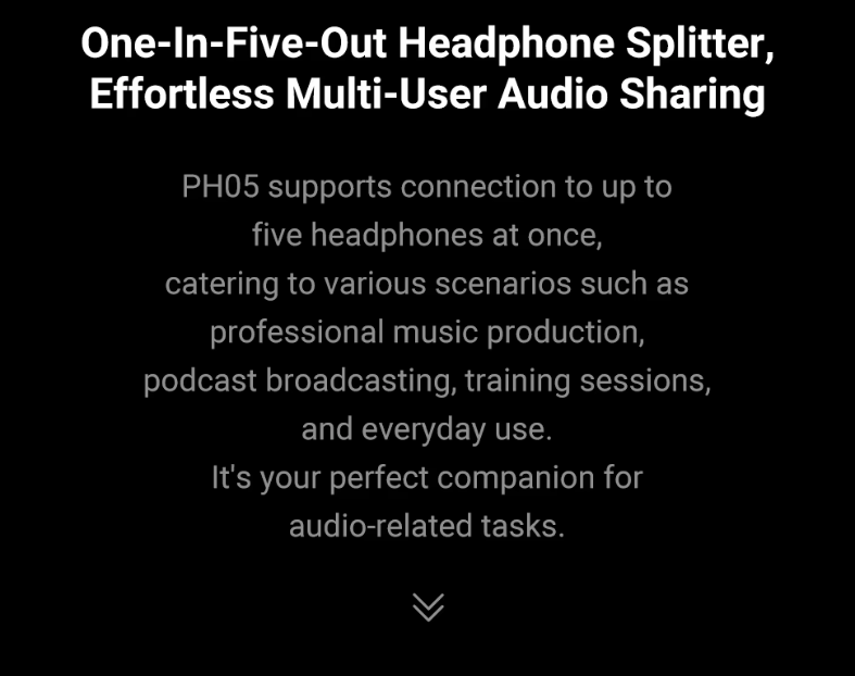 [🎶SG] FOSI AUDIO PH05 5-Channel Headphone Splitter Amplifier – SAM Audio SG