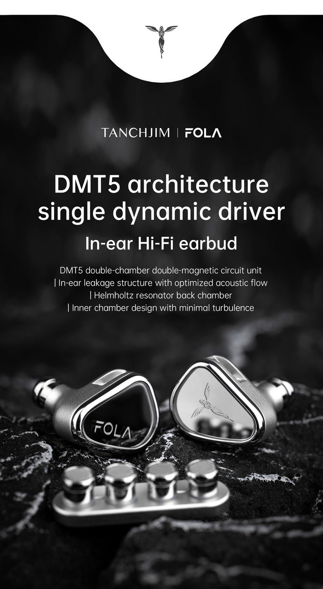 [🎶SG] TANCHJIM FOLA DMT5 Architecture Single Dynamic Driver In-Ear Mon ...