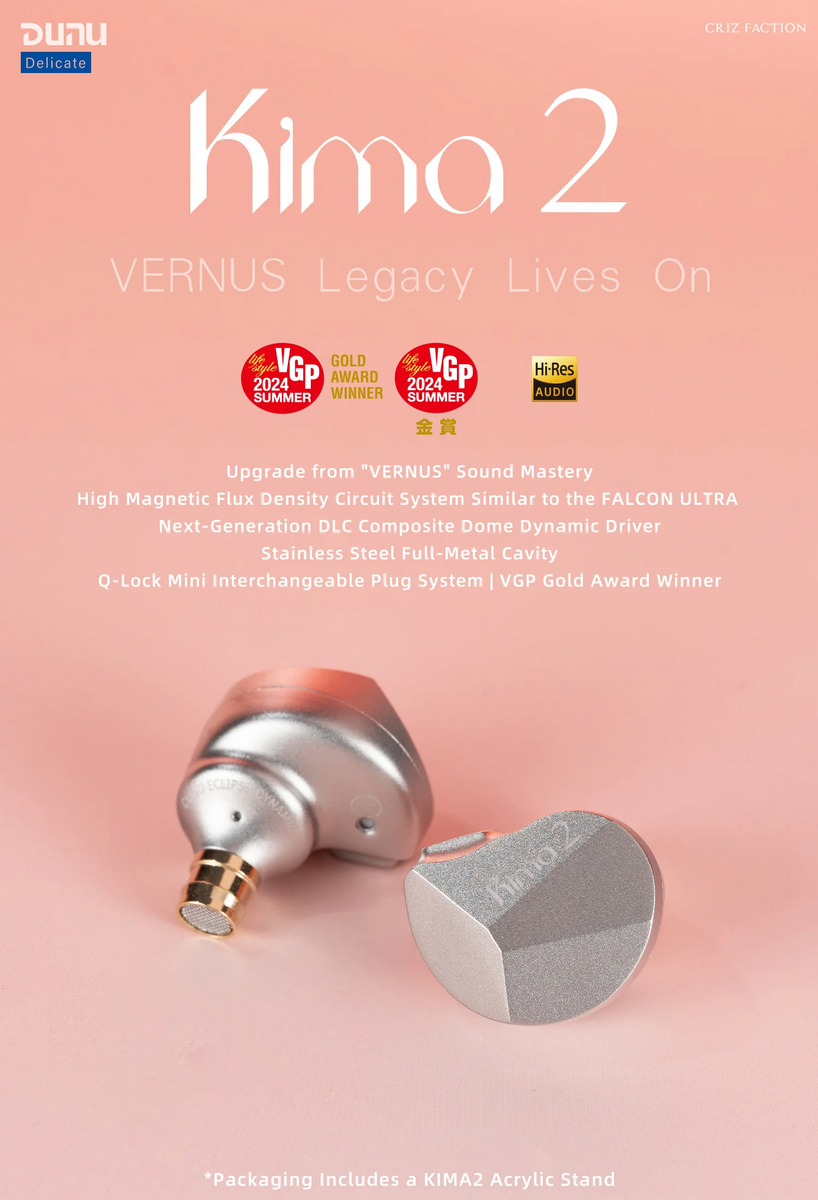 [🎶SG] DUNU KIMA 2 - 1 Dynamic Driver In Ear Monitors IEM – SAM Audio SG