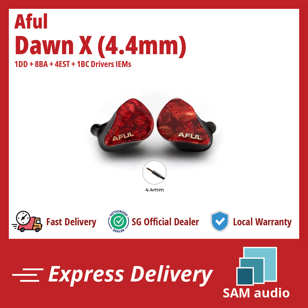[🎶SG] AFUL DAWN-X (DAWN X) - 1DD + 8BA + 4EST + 1BC Drivers IEMs – SAM ...