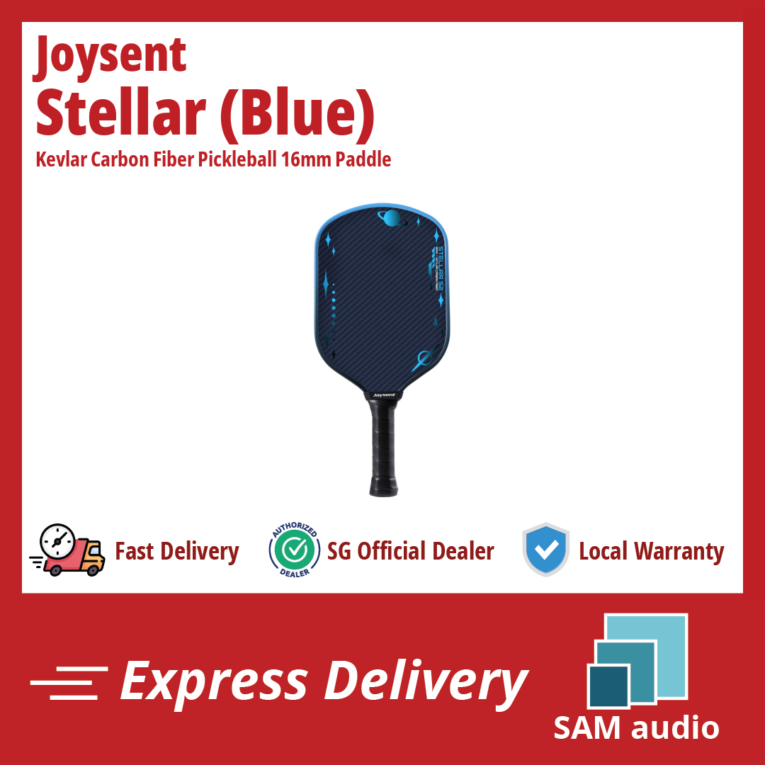 [🎶SG] JOYSENT STELLAR - Kevlar Carbon Fiber Pickleball 16mm Paddle ...