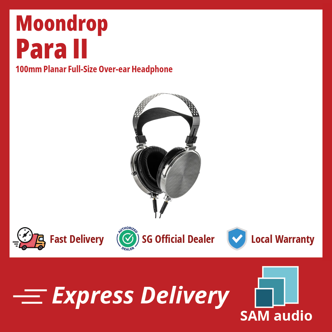 [🎶SG] MOONDROP PARA II (Para 2) - 100mm Planar Full-Size Over-ear Head ...