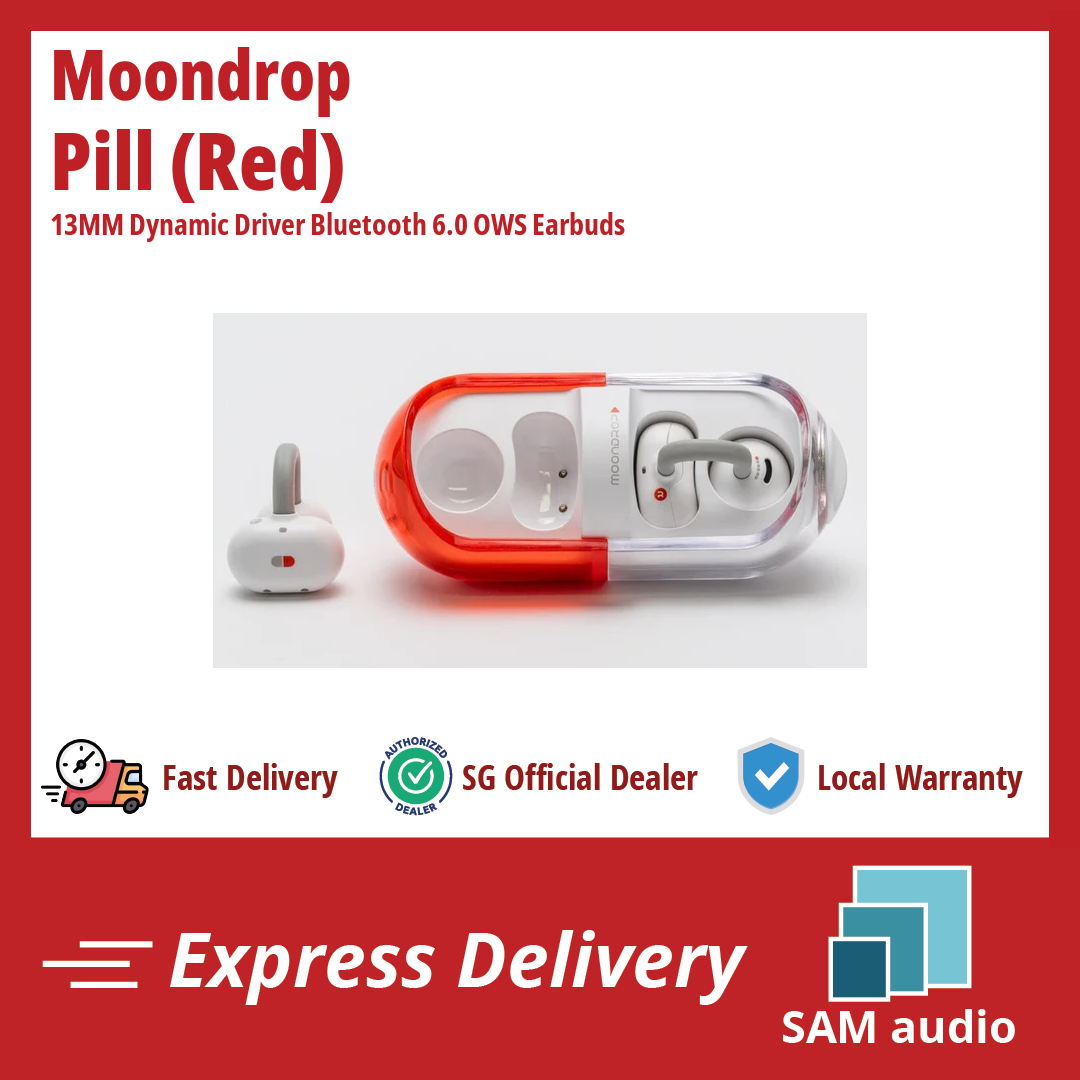 [🎶SG] MOONDROP PILL 13MM Dynamic Driver Bluetooth 6.0 OWS Earbuds – SAM ...