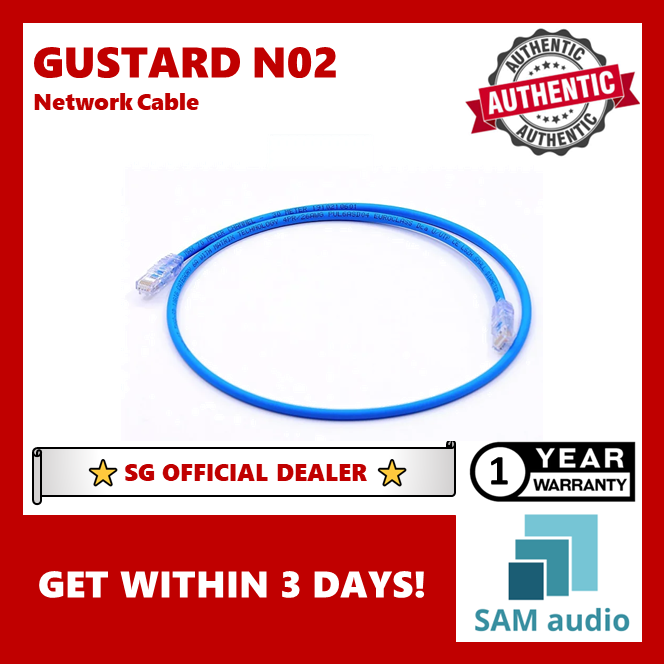 [🎶SG] GUSTARD N02 Network Cable – SAM Audio SG
