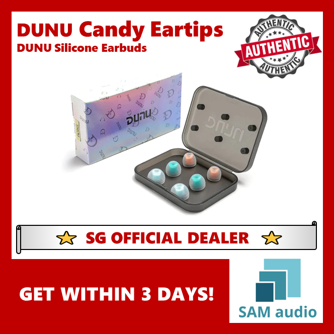[🎶SG] DUNU CANDY Eartips Silicone Earbuds – SAM Audio SG