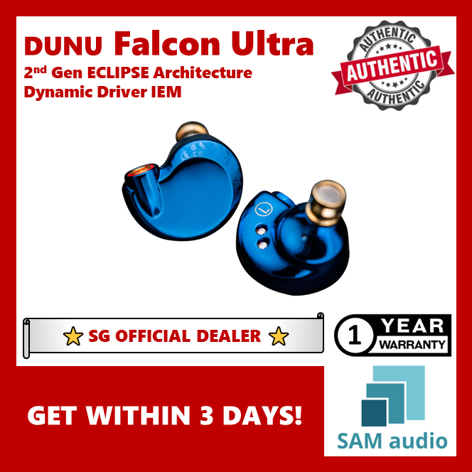 [🎶SG] DUNU Falcon Ultra Dynamic Driver IEM – SAM Audio SG