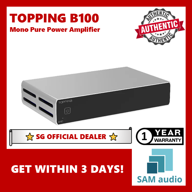 [🎶SG] TOPPING B100 Mono Pure Power Amplifier – SAM Audio SG