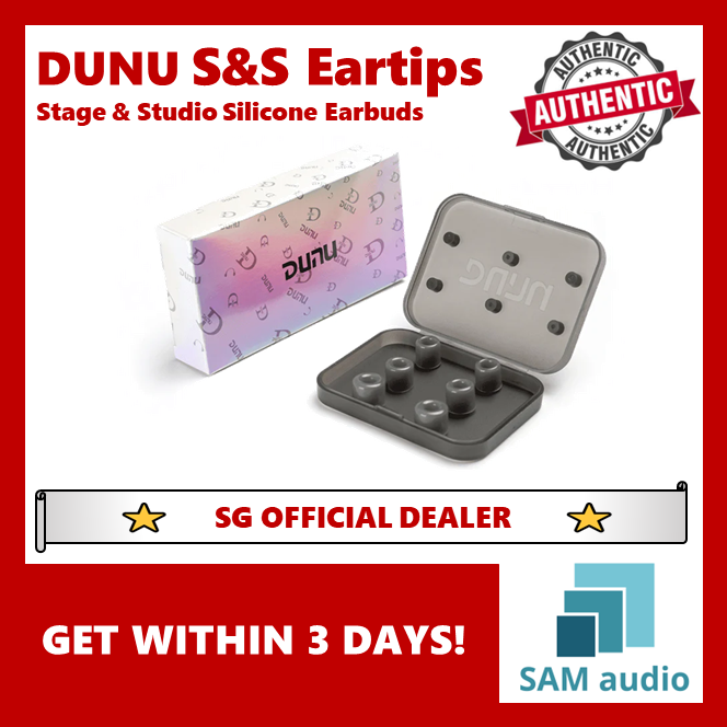 [🎶SG] DUNU S&S Eartips Stage and Studio Silicone Earbuds – SAM Audio SG