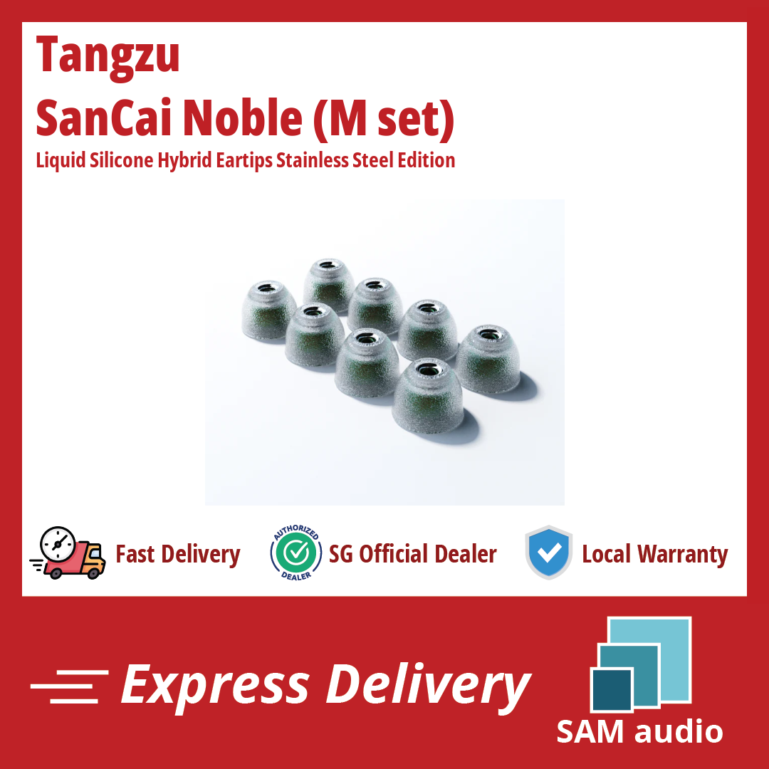 [🎶SG] TANGZU TANG SANCAI NOBLE Liquid Silicone Hybrid Eartips Stainles ...