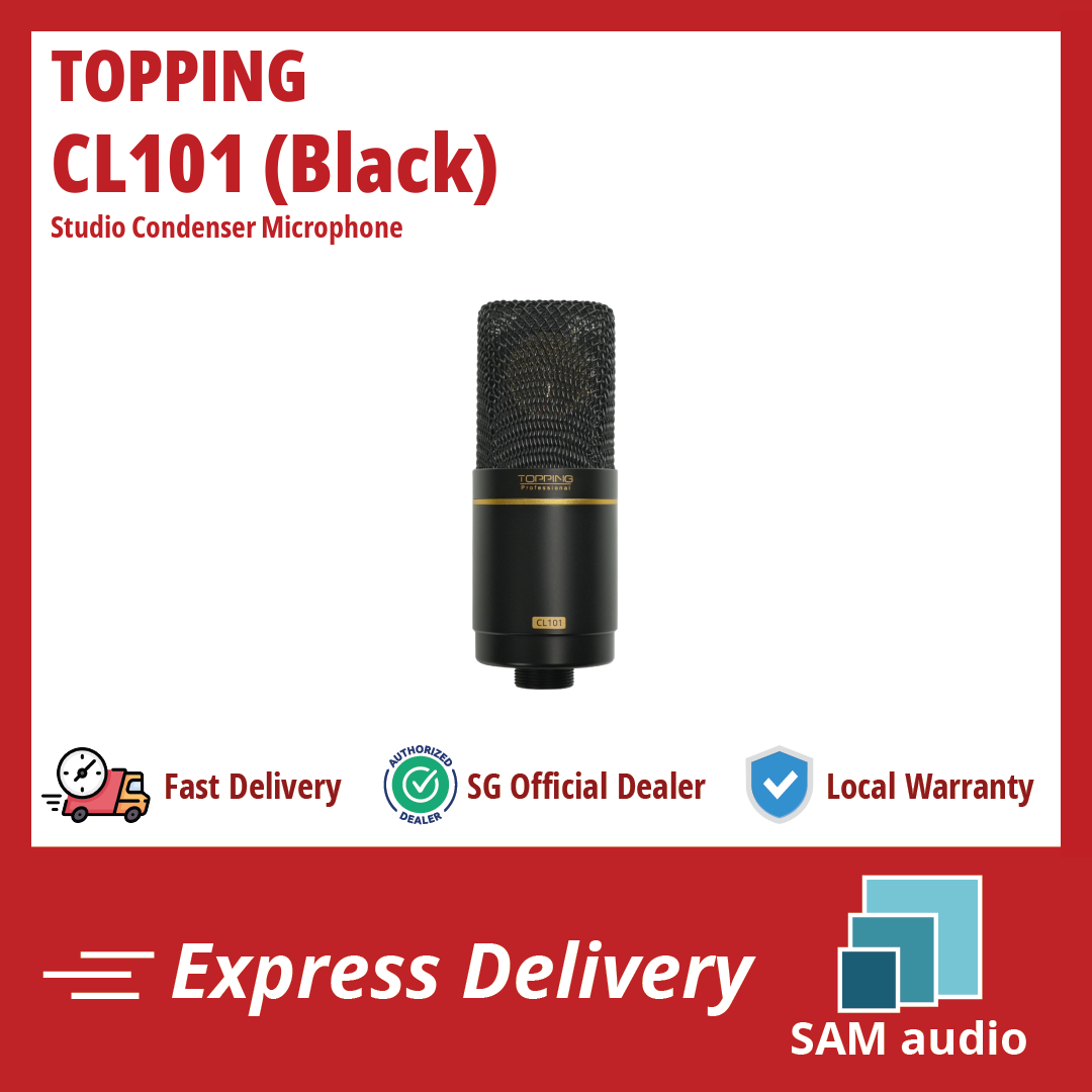 [🎶SG] TOPPING CL101 Studio Condenser Microphone – SAM Audio SG