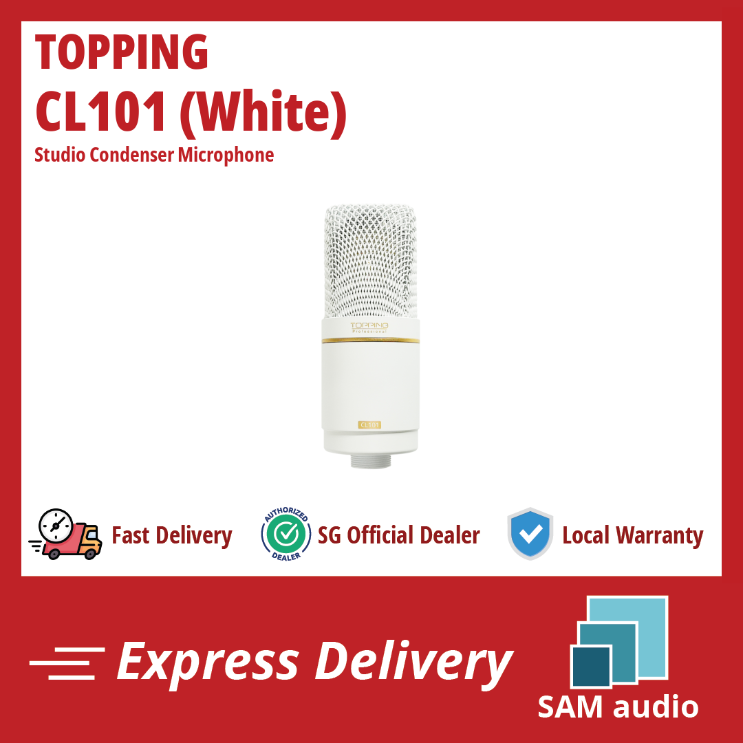 [🎶SG] TOPPING CL101 Studio Condenser Microphone – SAM Audio SG