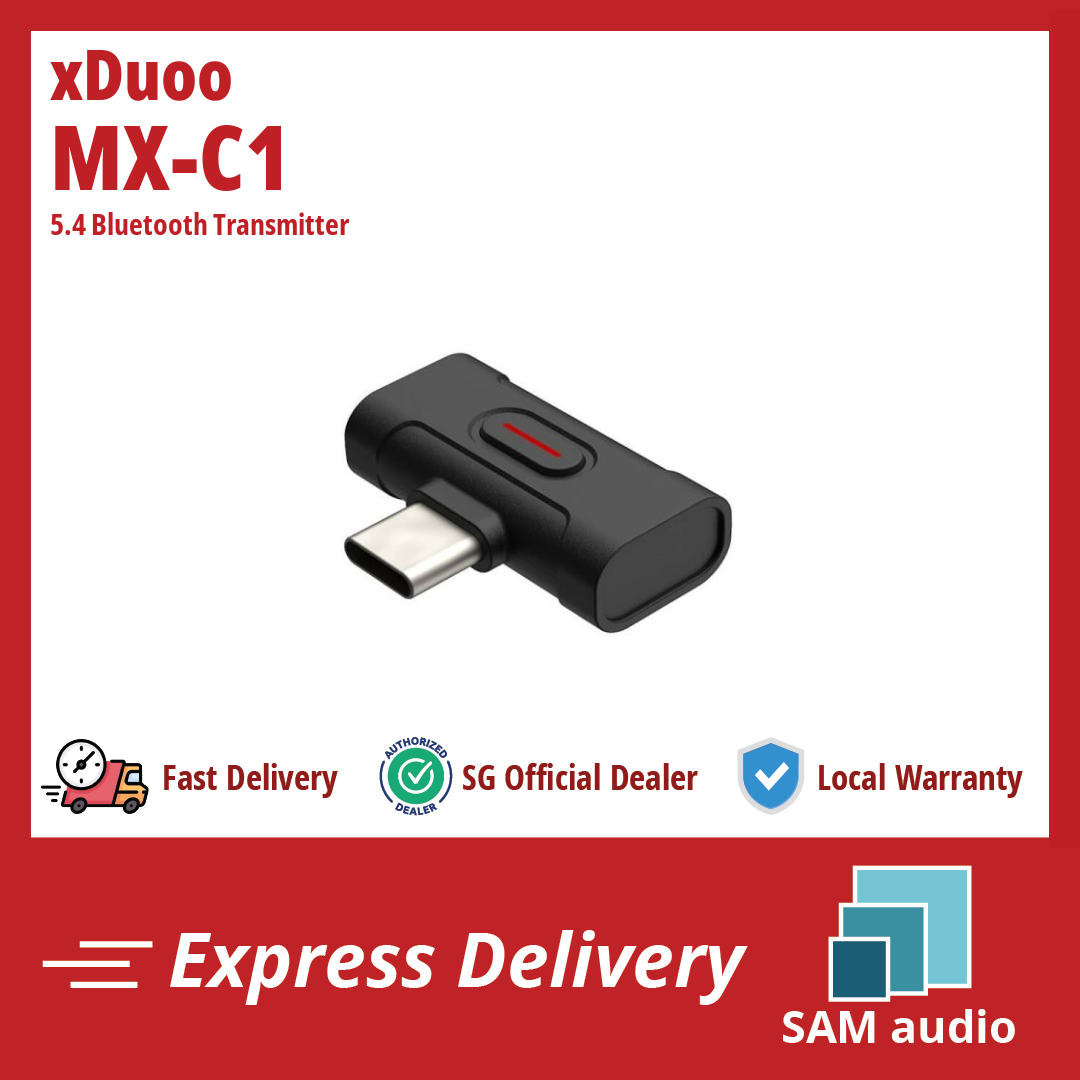 [🎶SG] XDUOO MX-C1 - High-Res Bluetooth 5.4 Transmitter – SAM Audio SG