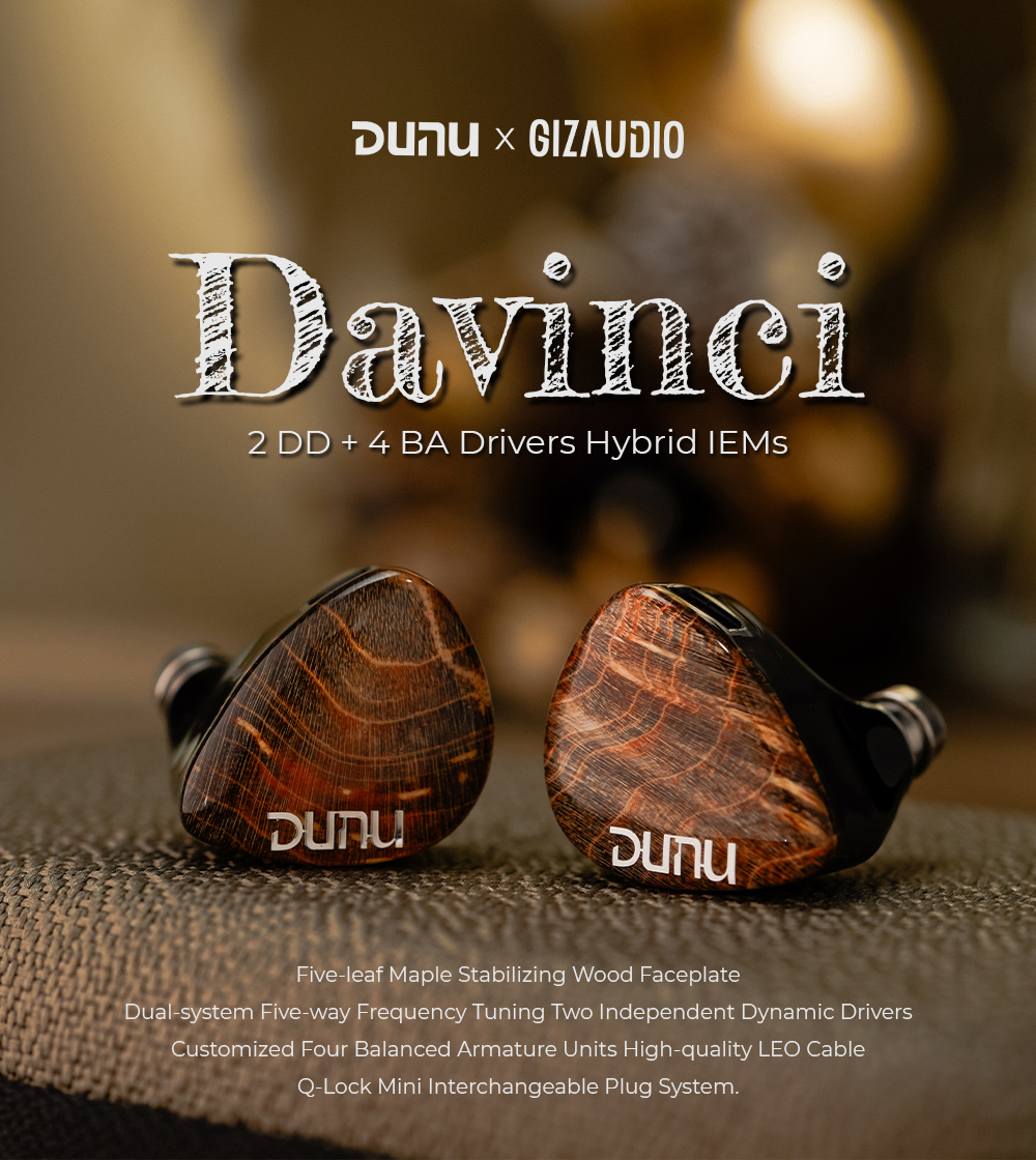 [🎶SG] DUNU x GIZAUDIO DAVINCI 2DD + 4BA Hybrid In-Ear Monitor – SAM ...