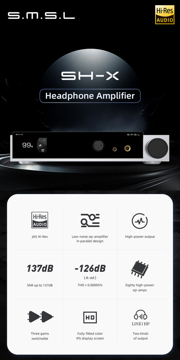[🎶SG] SMSL SHX (SH-X) Headphone Amplifier – SAM Audio SG