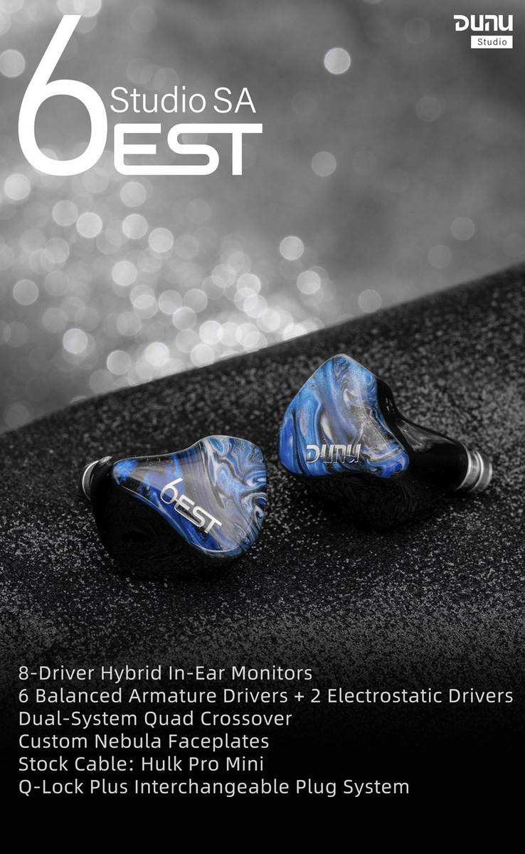 [🎶SG] DUNU SA6 EST 6BA + 2EST Drivers In-Ear Monitors – SAM Audio SG