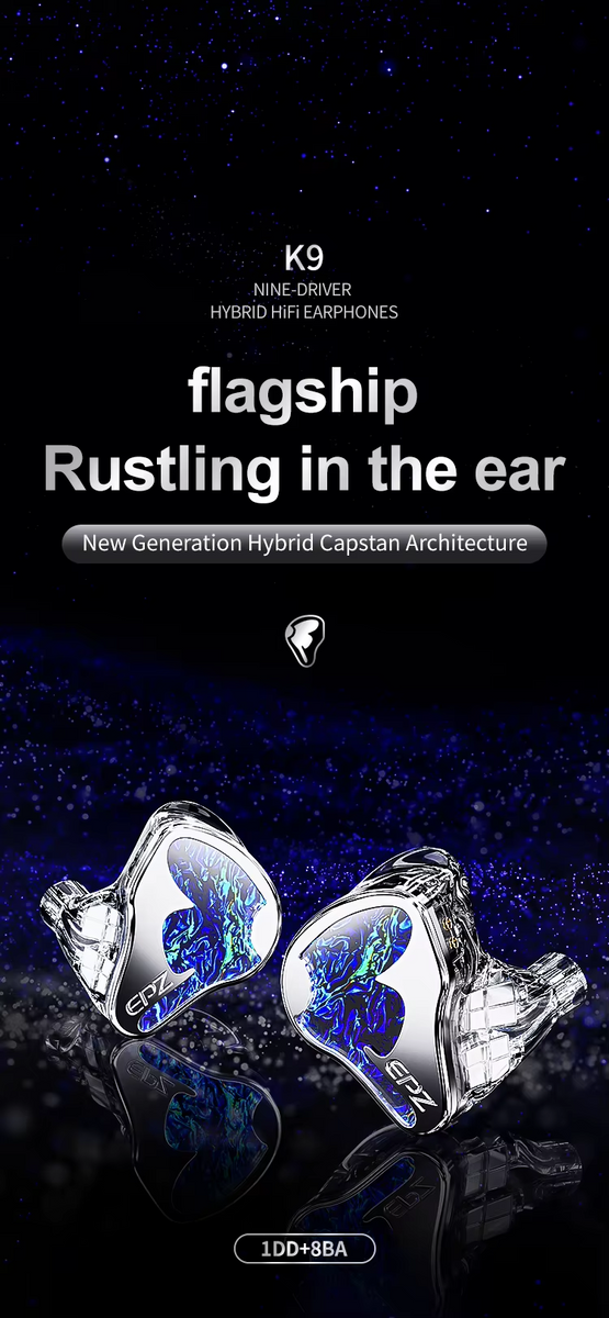 [🎶SG] EPZ K9 1DD + 8BA Hybrid Drivers IEMs – SAM Audio SG