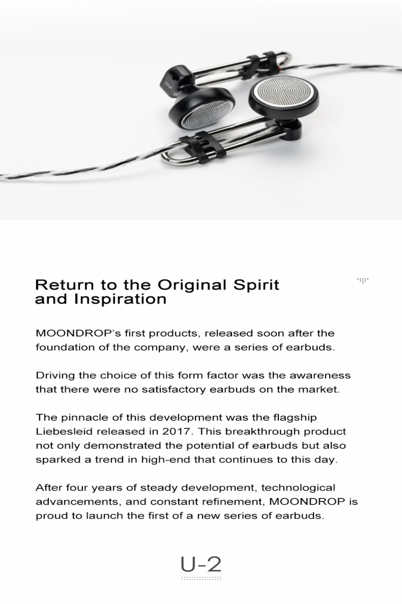 [🎶SG] MOONDROP U2 14.8mm Dynamic Driver Earbuds – SAM Audio SG