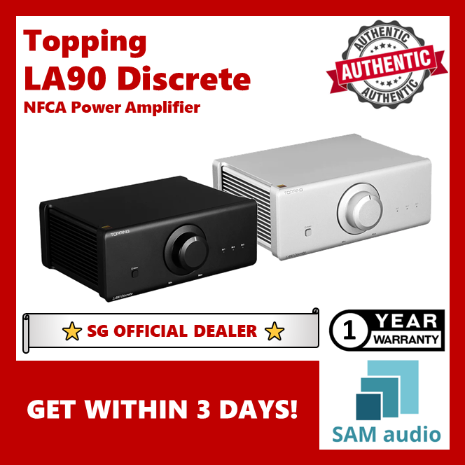 [🎶SG] TOPPING LA90 Discrete (LA90D LA90 D) NFCA Power Amplifier – SAM ...